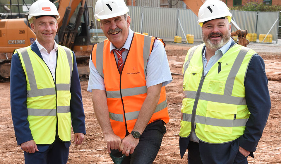 Construction starts at Hartpury’s new catering hub