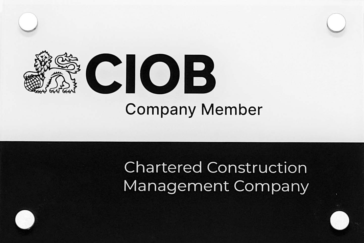 CIOB Chartered Construction Management Company